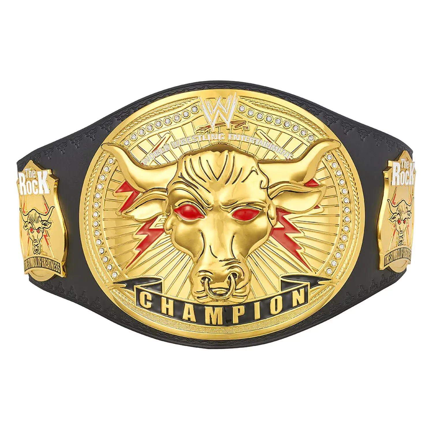 Rock Brahma Bull Championship Belt 8mm - WWE Title Belt